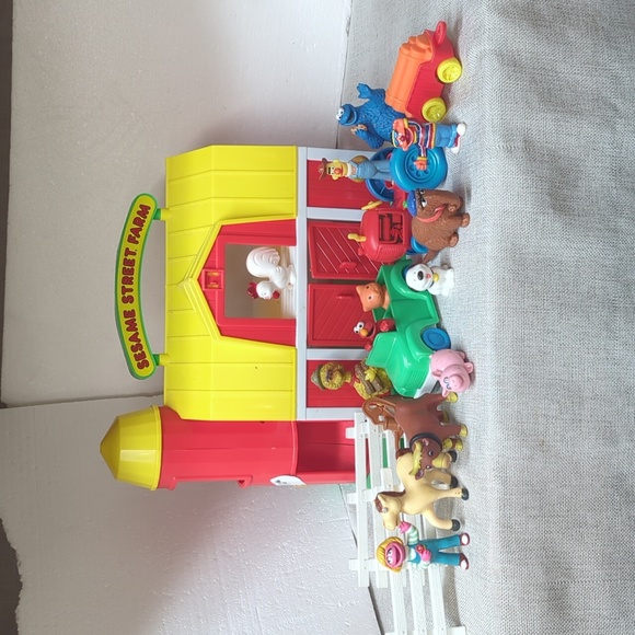 Sesame Street | Toys | Sesame Street Farm Playset Figures Tyco 993 Jim ...